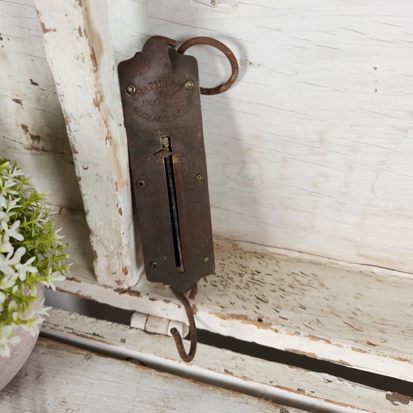 Antique | Accents | Antique Chatillon Spring Balance Hook Hanging Metal ...